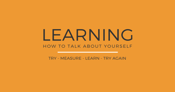 Learning How To Talk About Yourself
